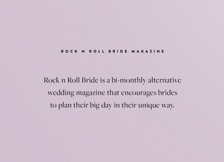 Rock n Roll Bride Magazine Issue 8